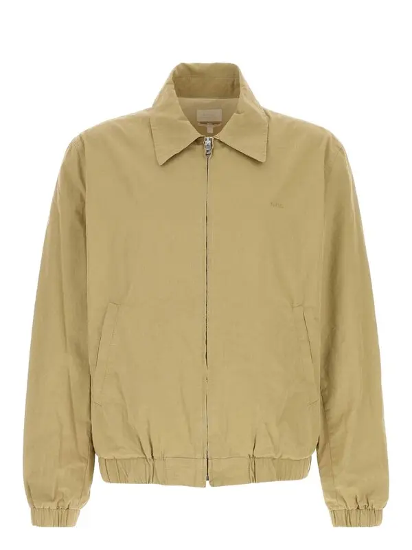 A.p.c. William Cotton Zip-up Jacket - Beige O Tan