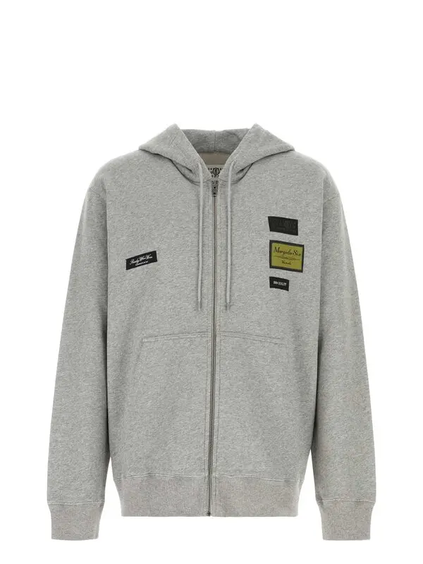 MAISON MARGIELA Cotton Hoodie - Grey