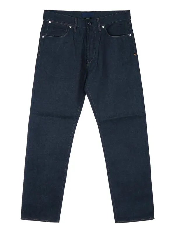 Stone Island Raw Finish Utility Trousers - Blue
