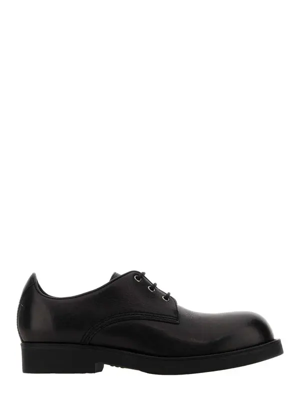 MAISON MARGIELA Leather Lace-up Shoes - Black