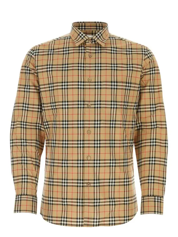 Burberry Embroidered Poplin Shirt - Printed