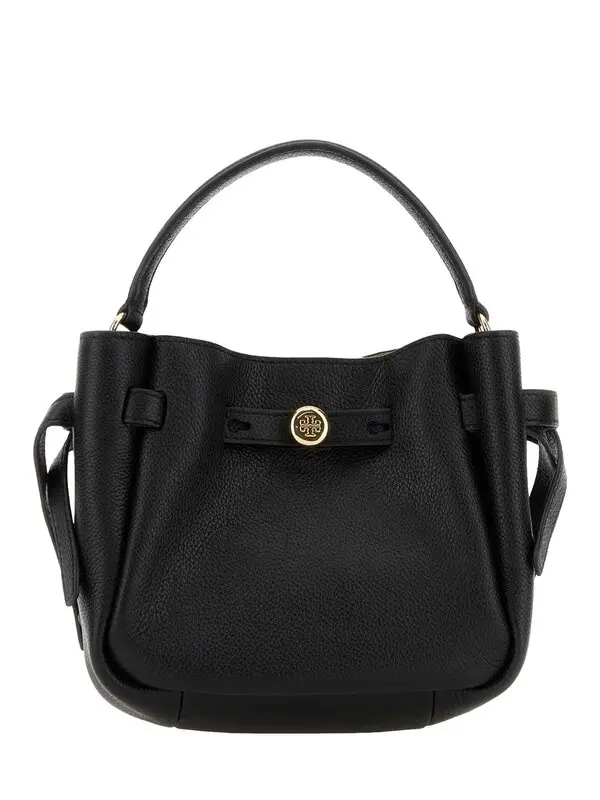 Tory Burch Mini Bucket Handbag - Black