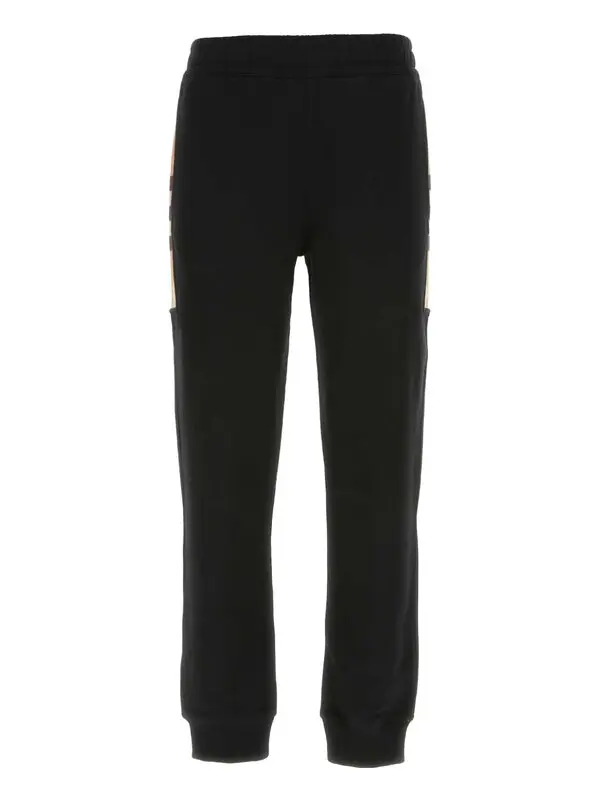 Burberry Stretch Cotton Joggers - Black