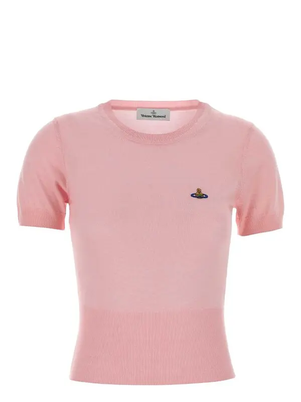 VIVIENNE WESTWOOD Bea Wool-silk Knit Sweater - Pink