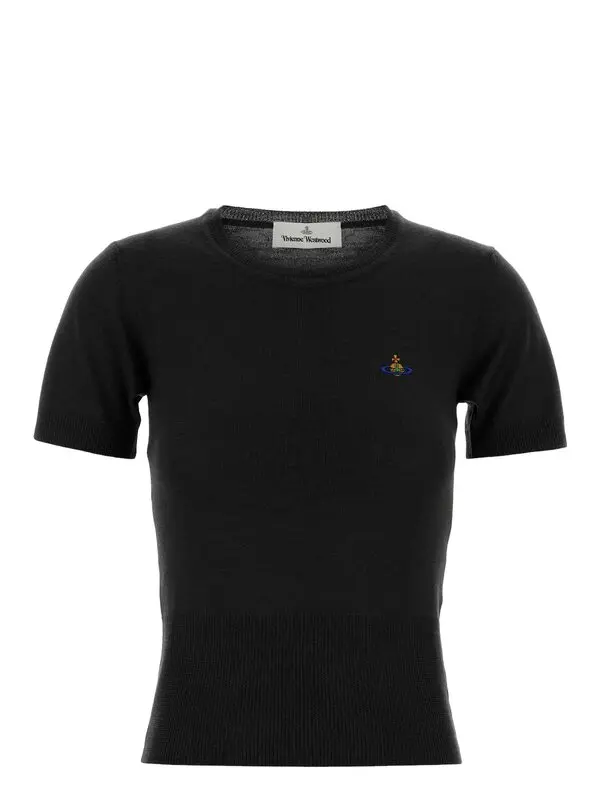 VIVIENNE WESTWOOD Bea Wool Pullover - Black