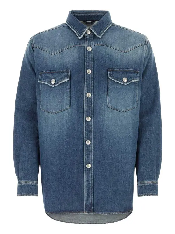 Burberry Denim Shirt - Blue