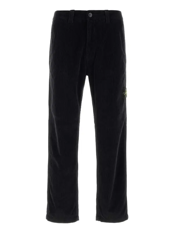 Stone Island Corduroy Trousers - Black