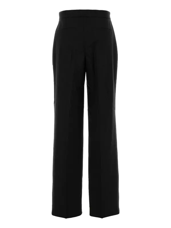 Tory Burch Tailored Straight Leg Pants - Black