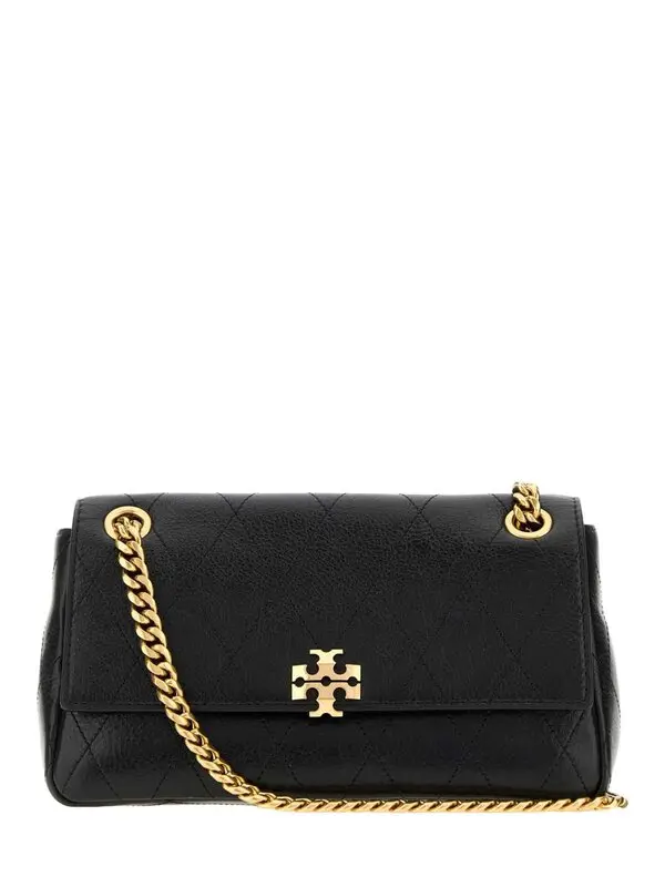 Tory Burch Small Charlie Shoulder Handbag - Black