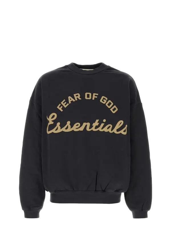 Fear Of God Oversize Slate Cotton Sweatshirt - Black
