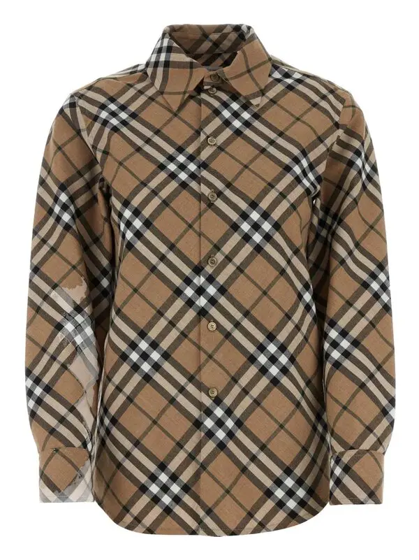 Burberry Embroidered Polyester-blend Shirt - Printed