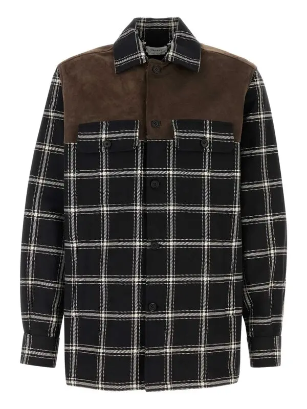 Alexander McQueen Embroidered Cotton Shirt - Checked
