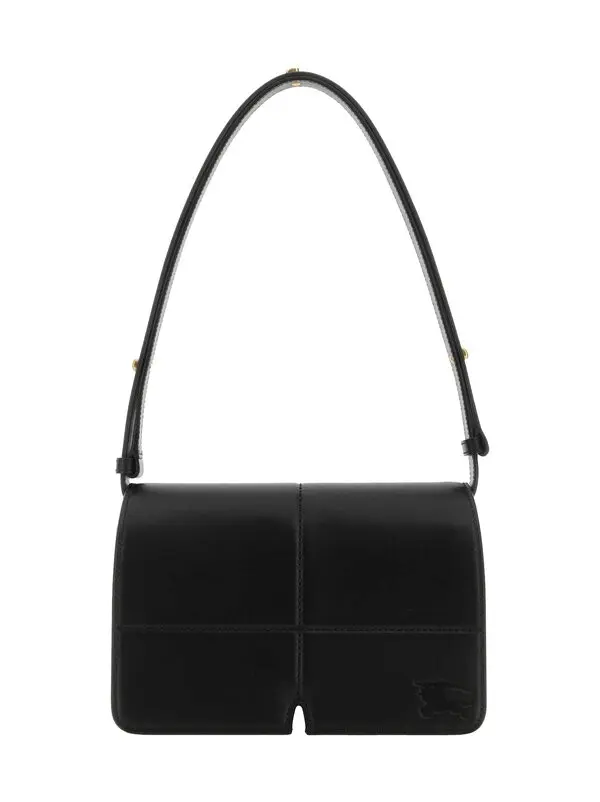 Burberry Snip Mini Shoulder Bag With Golden Hardware - Black