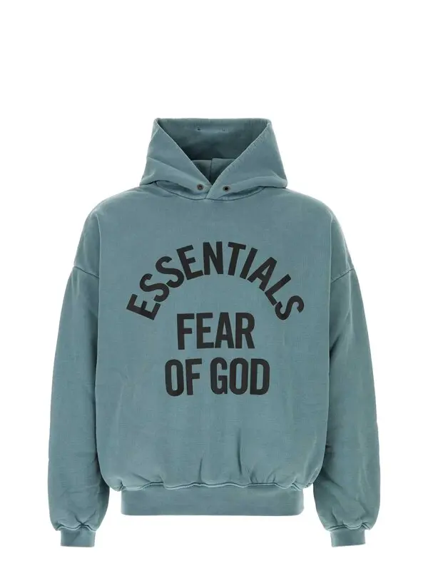 Fear Of God Oversized Cotton Sweatshirt - Light Blue