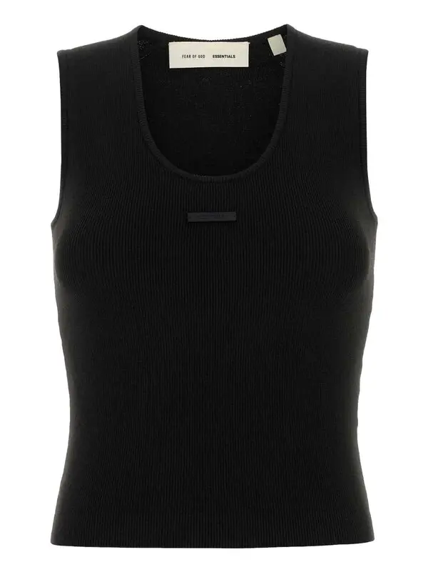 Fear Of God Ribbed Sleeveless Tank Top - Black
