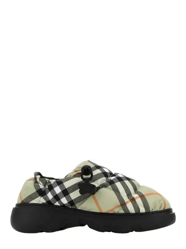 Burberry Checked Pillow Check Slip-on Sneakers - Printed