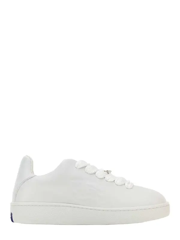 Burberry Leather Box Sneakers - White