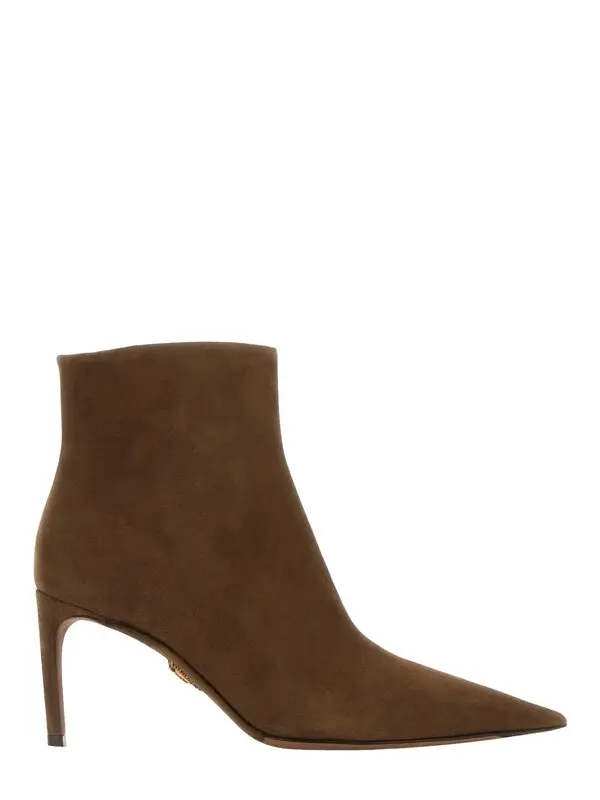 Dolce & Gabbana Suede Ankle Boots - Brown