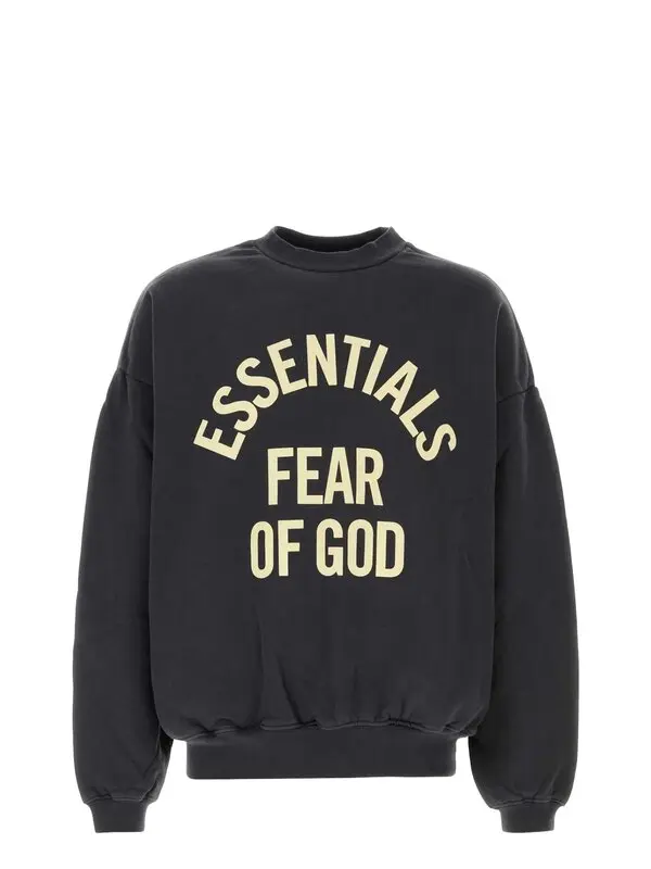 Fear Of God Oversized Cotton Sweatshirt - Black
