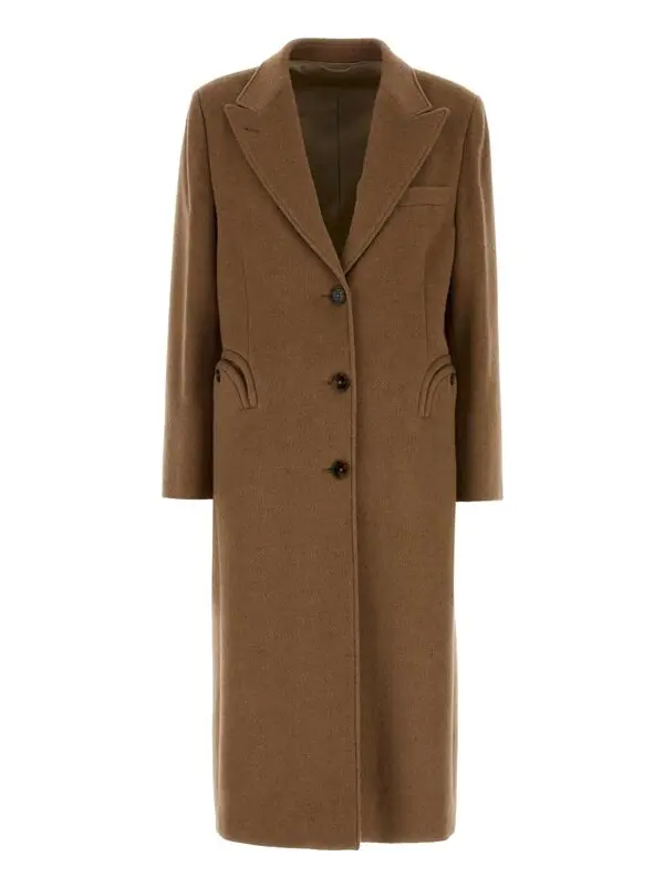 BLAZE Mylius Heck Jacket Tailored Coat - Camel