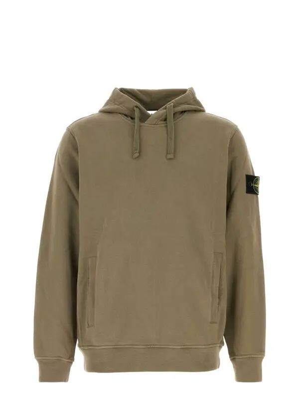 Stone Island Army Cotton Sweatshirt - Green