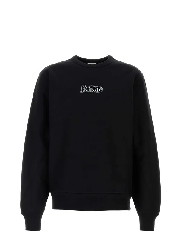 Burberry Cotton Blend Sweatshirt - Black
