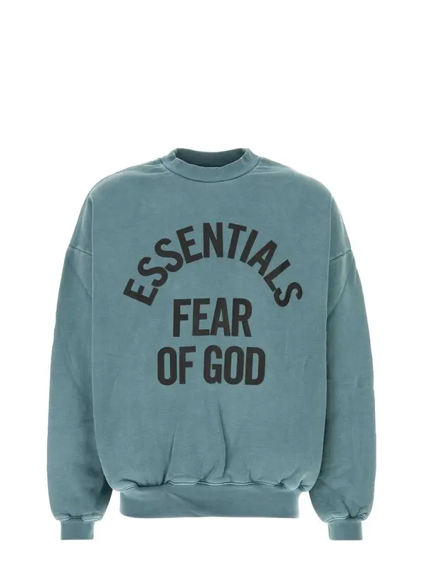 Fear Of God Oversize Cotton Sweatshirt - Blue
