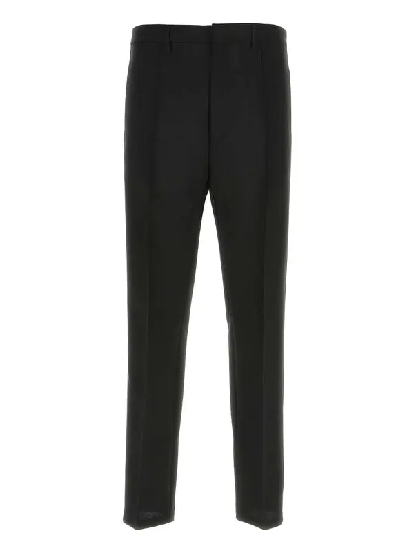 Prada Mohair Blend Tailored Pants - Black