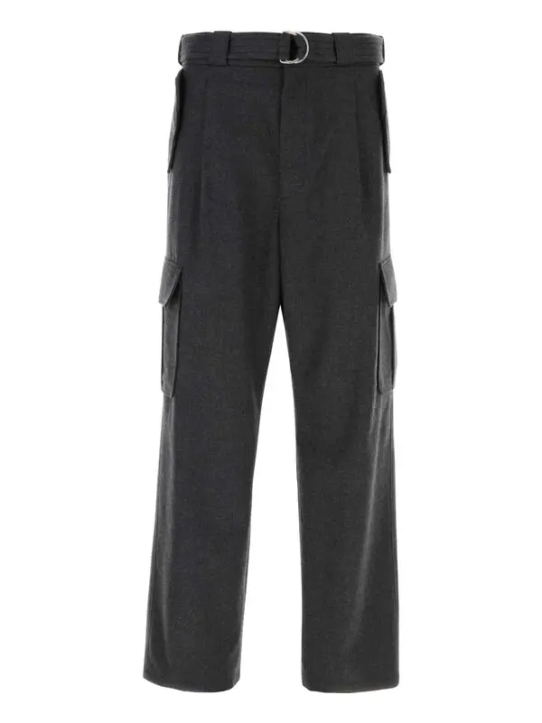 Prada Wool Cargo Pants - Grey