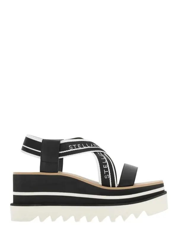 Stella McCartney Two-tone Platform Sneak Elyse Sandals - Multicoloured