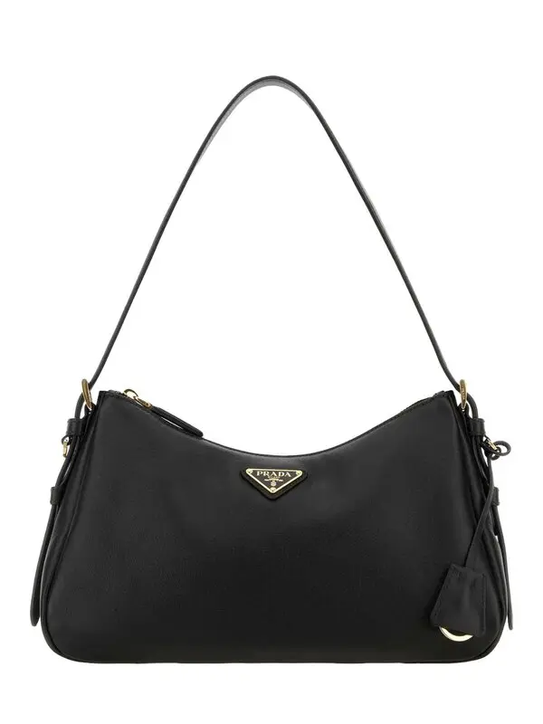 Prada Medium Shoulder Handbag - Black
