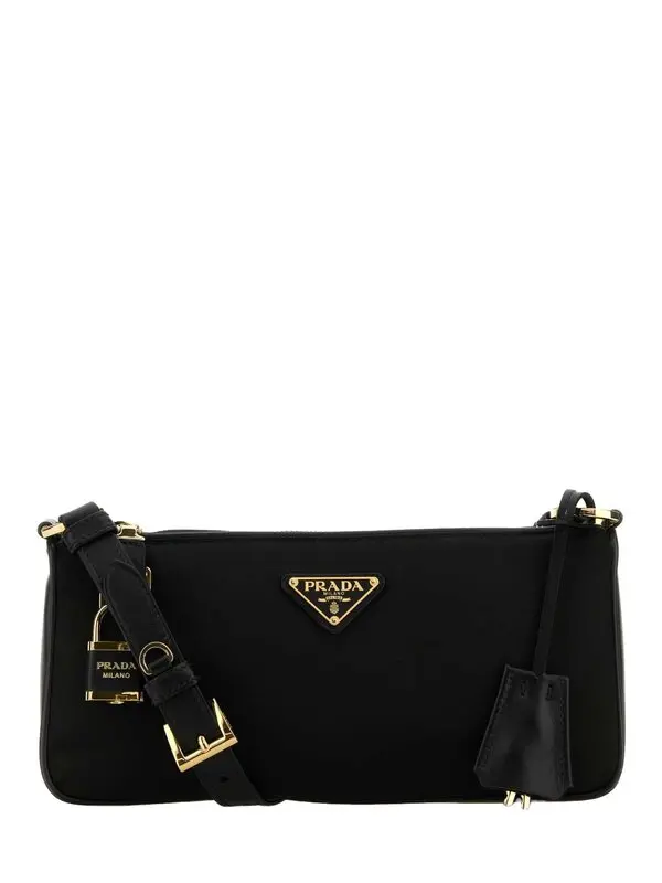 Prada Re-nylon Mini Crossbody Handbag - Black