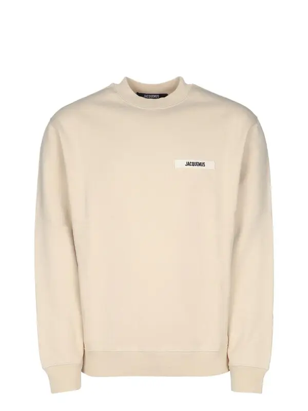 Jacquemus Jacquard Mini Sweatshirt - Beige