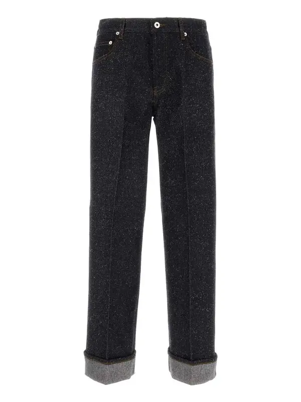 Burberry Melange Denim Jeans - Blue
