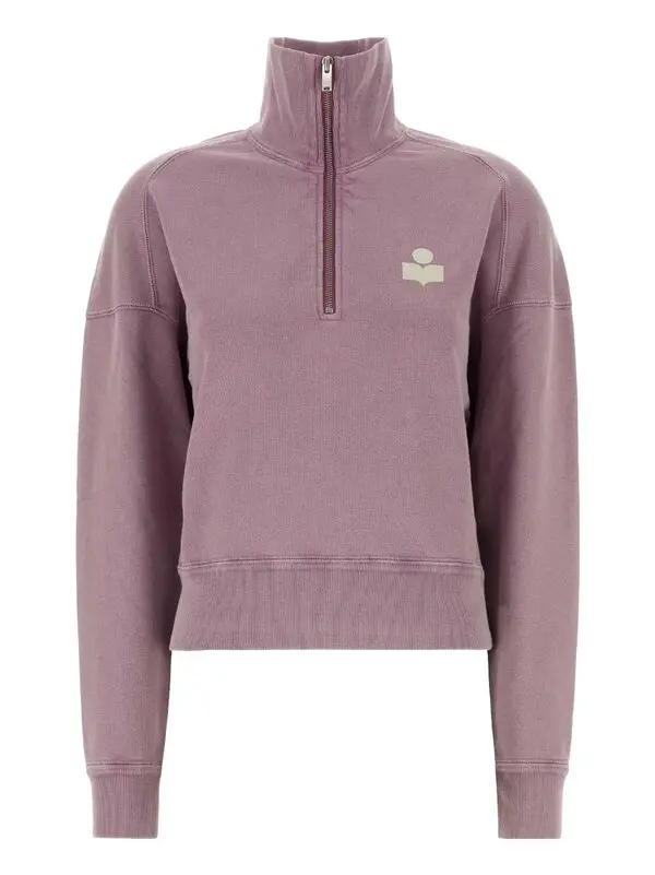 Isabel Marant Étoile Ross Cotton-blend Sweatshirt - Purple