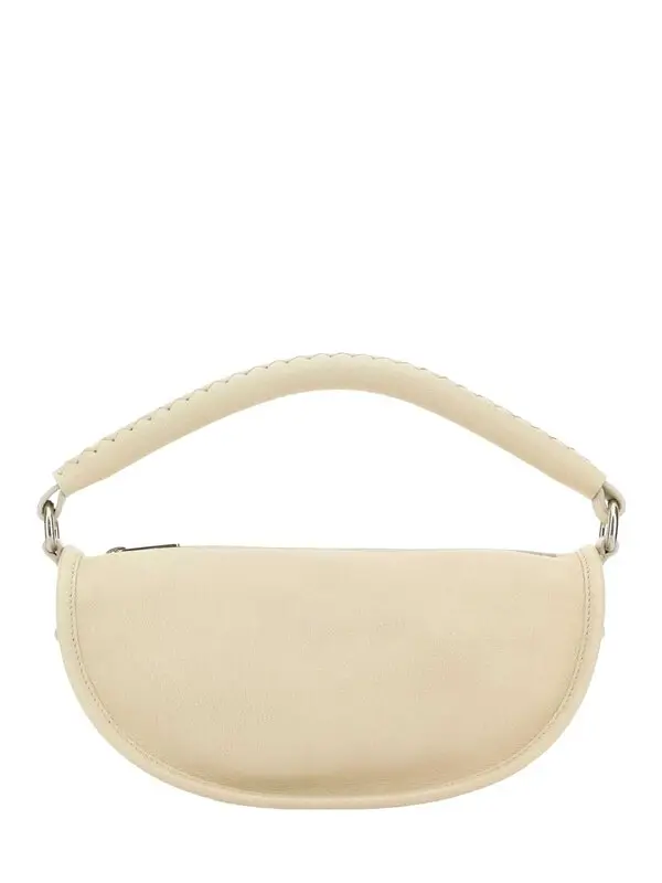 Burberry Calf Leather Handbag - White