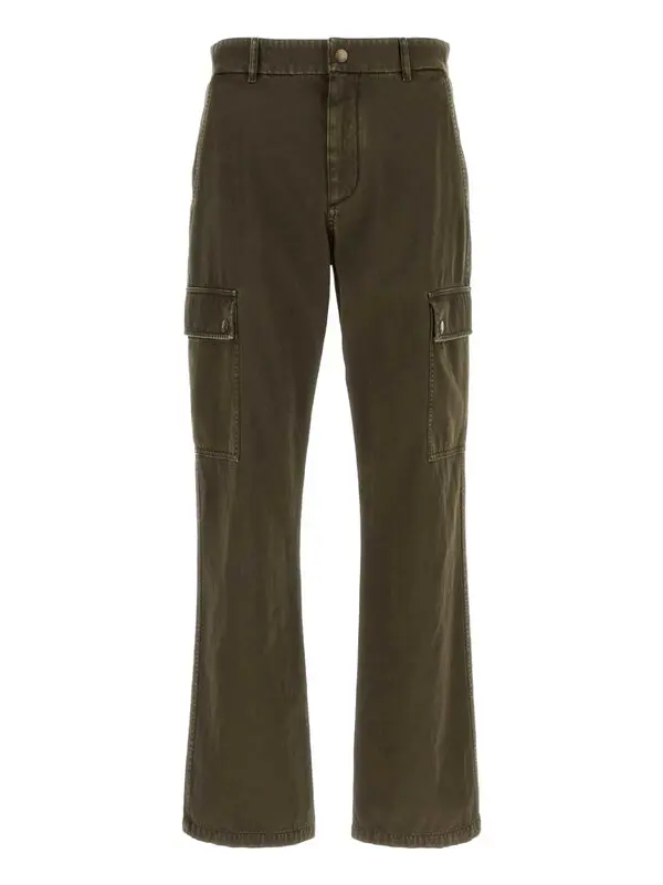 Burberry Cotton Cargo Pants - Green
