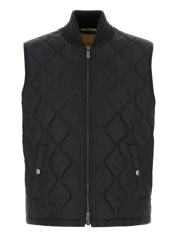 Burberry Quilted Nylon Vest - Black