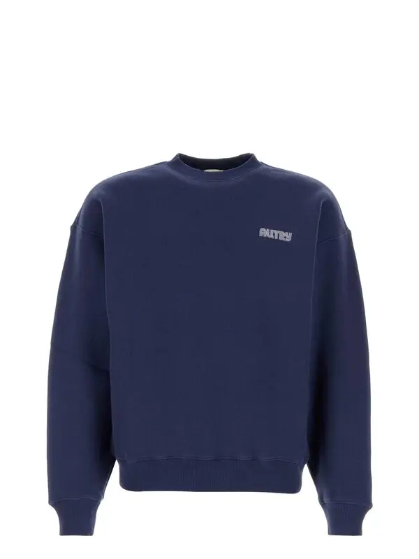 AUTRY Cotton Hooded Sweatshirt - Blue