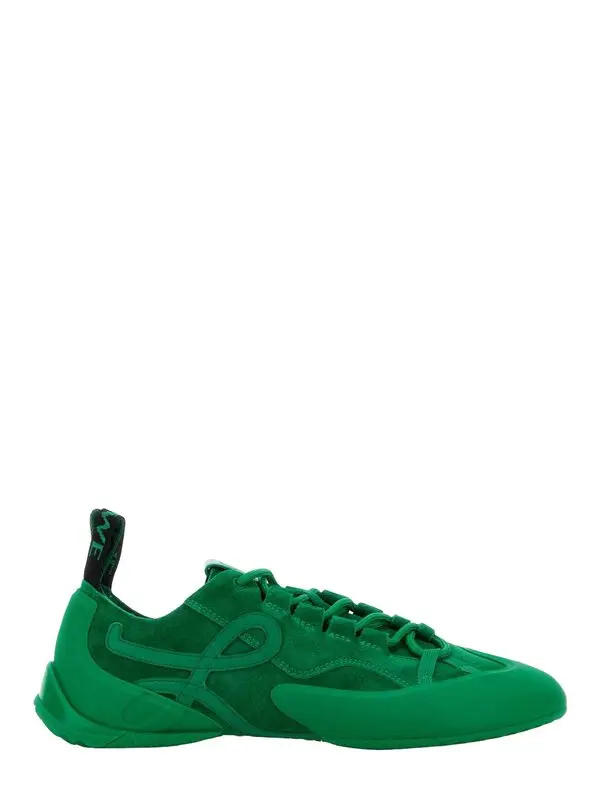 Loewe Suede Grip Sneakers - Green