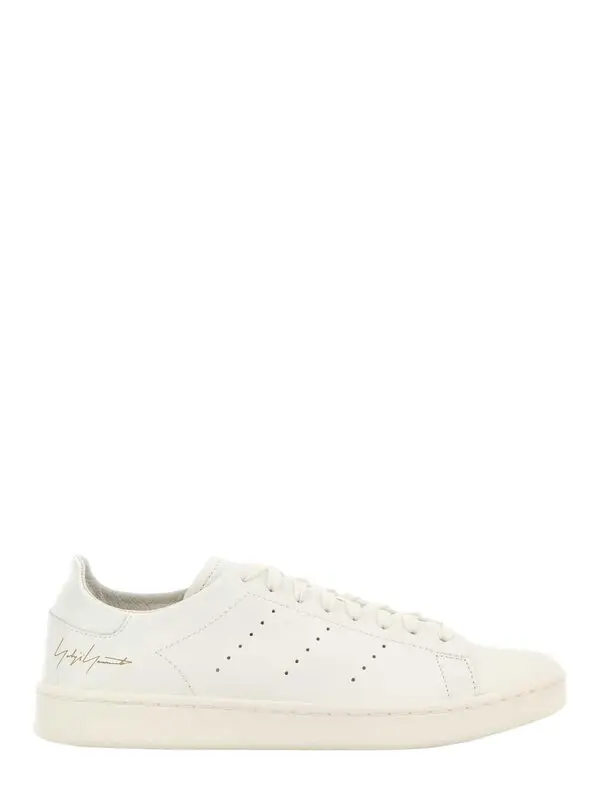 Y-3 YOHJI YAMAMOTO ADIDAS Y-3 Yamamoto Leather Sneakers - White