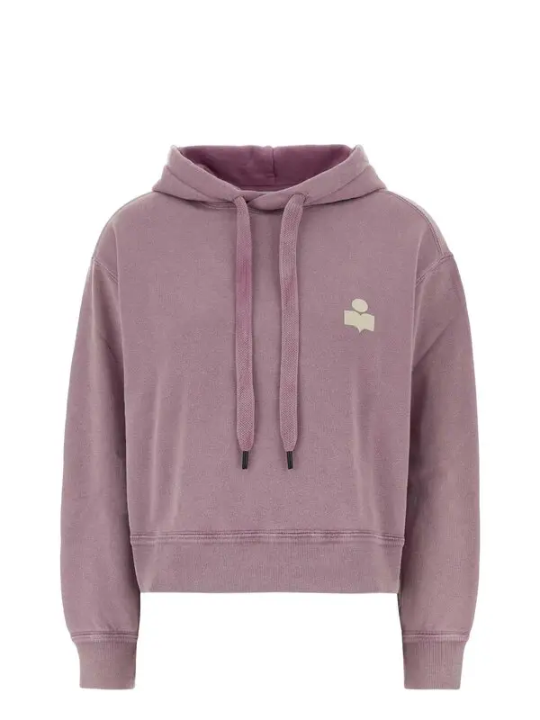 Isabel Marant Étoile Salmy Cotton Blend Hoodie - Purple