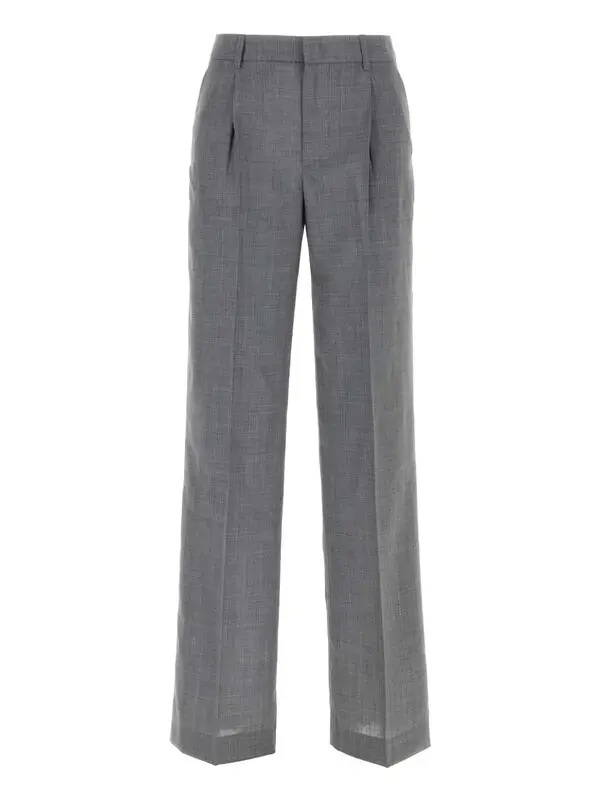 PT TORINO Lola Wool Trousers - Grey