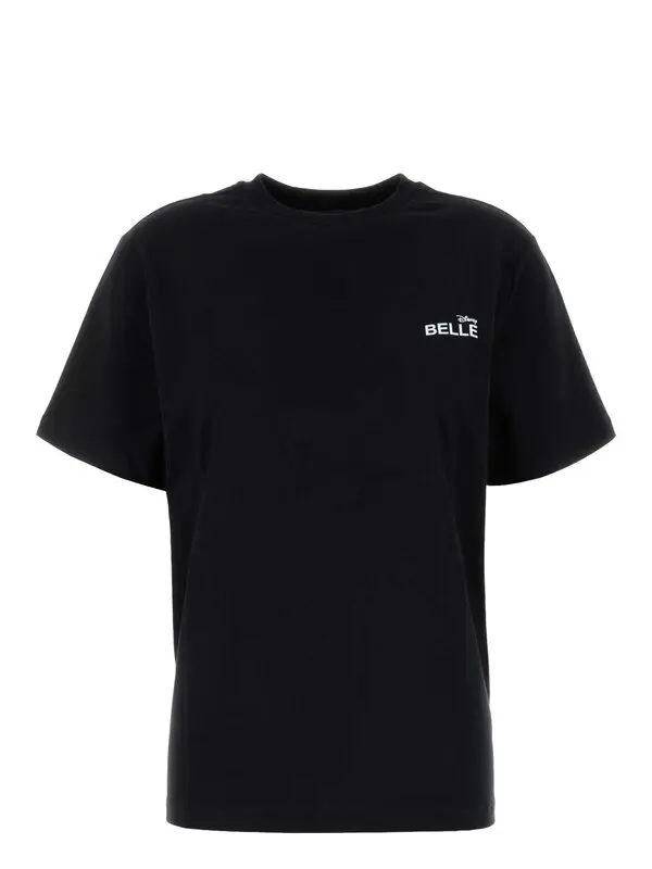 Coperni Belle Graphic Organic Cotton T-shirt - Black
