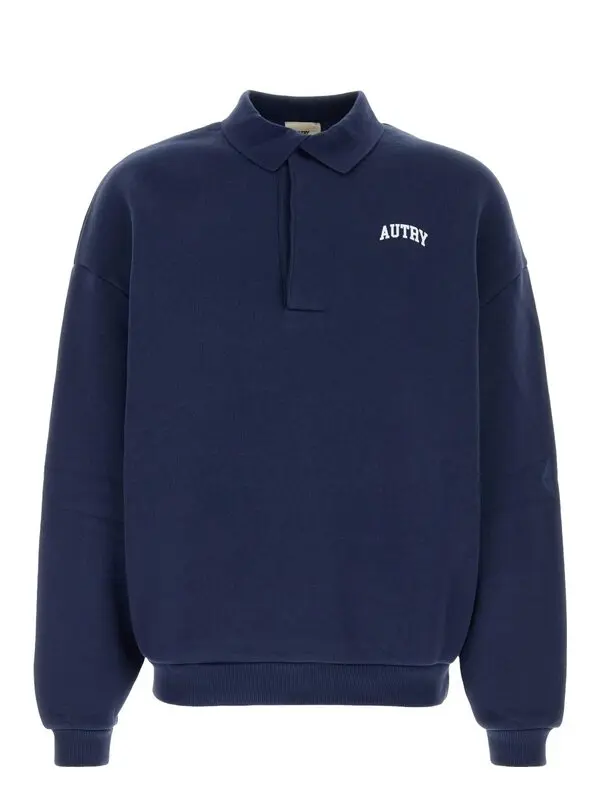 AUTRY 100% Cotton Polo Shirt - Blue