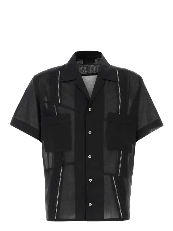 MAGLIANO Broken Cotton Shirt - Black