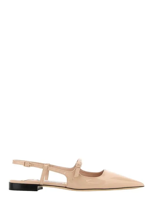 JIMMY CHOO Didi Leather Ballerina Flats - Pink