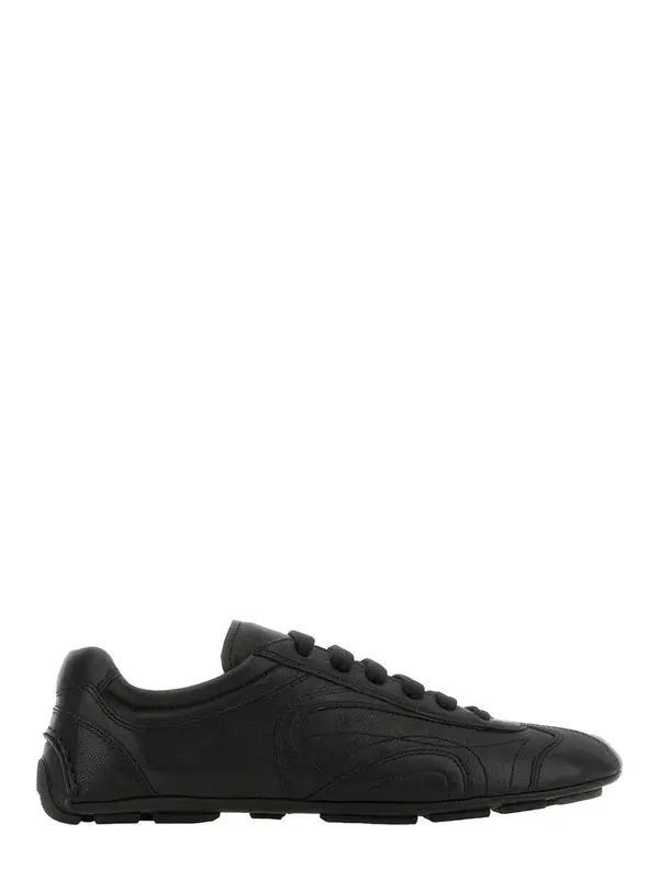 Prada Nappa Leather Re-edition Sneakers - Black