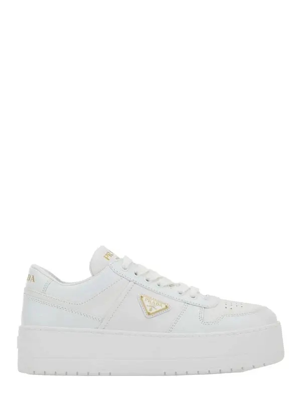 Prada Downtown Platform Sneakers - White
