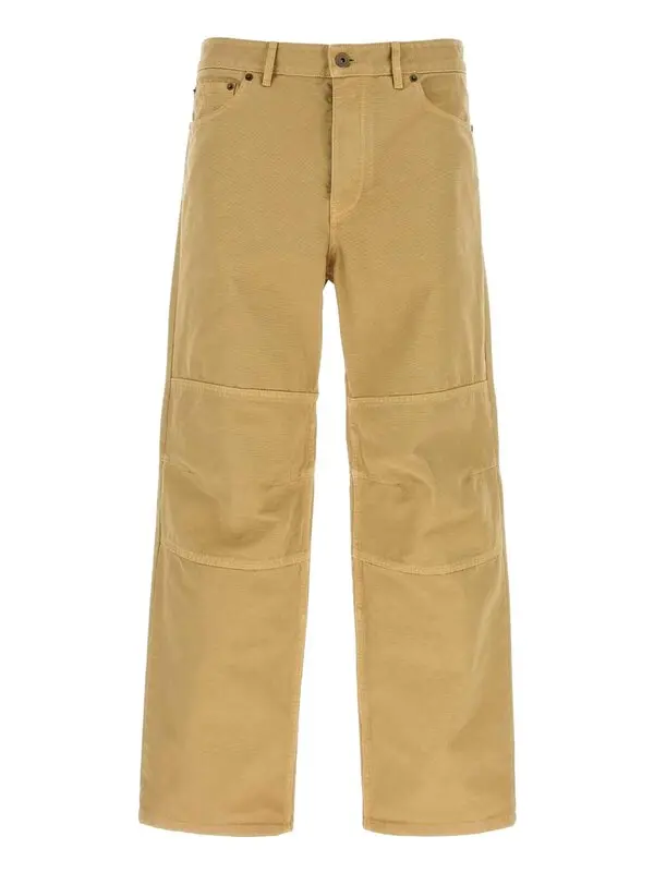 Burberry Cotton Tailored Trousers - Yellow
